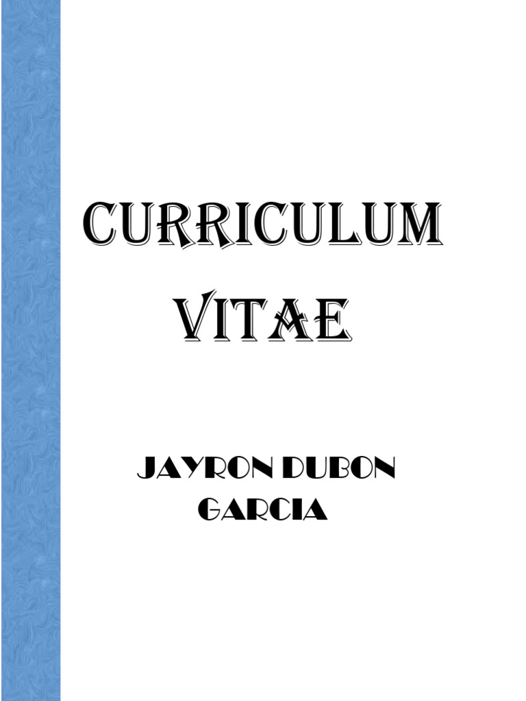 Curriculum Vitae de Jayron Dubon Garcia | PDF
