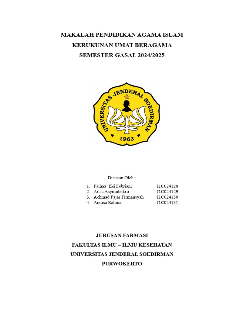 Makalah Pai Fix Print | PDF