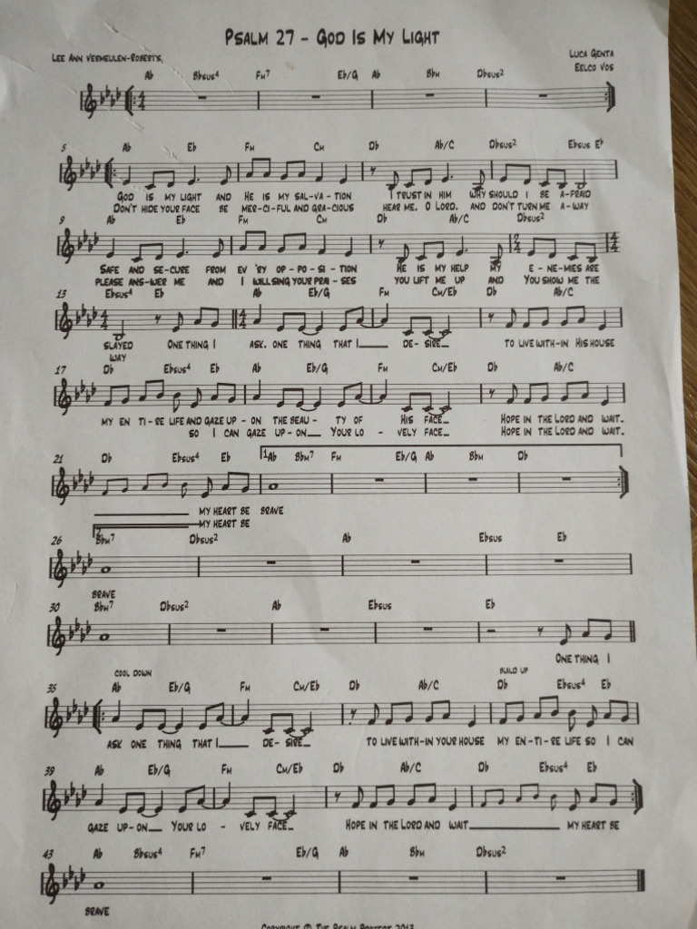 Psalm 27 | PDF