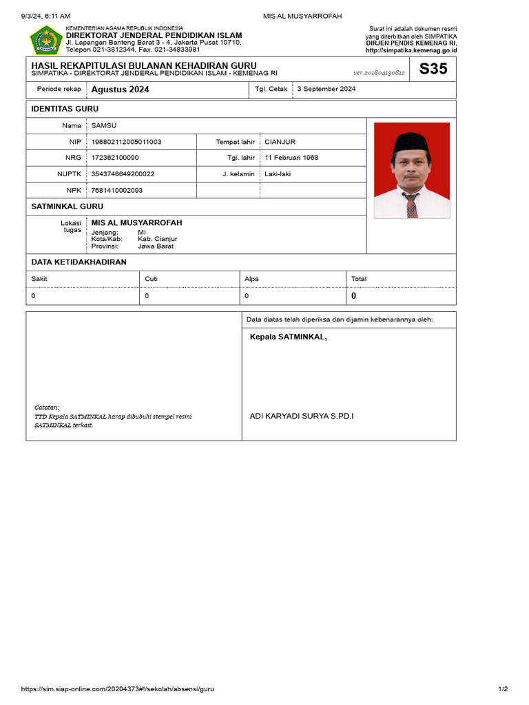 S35 Agustus Pa Samsu | PDF