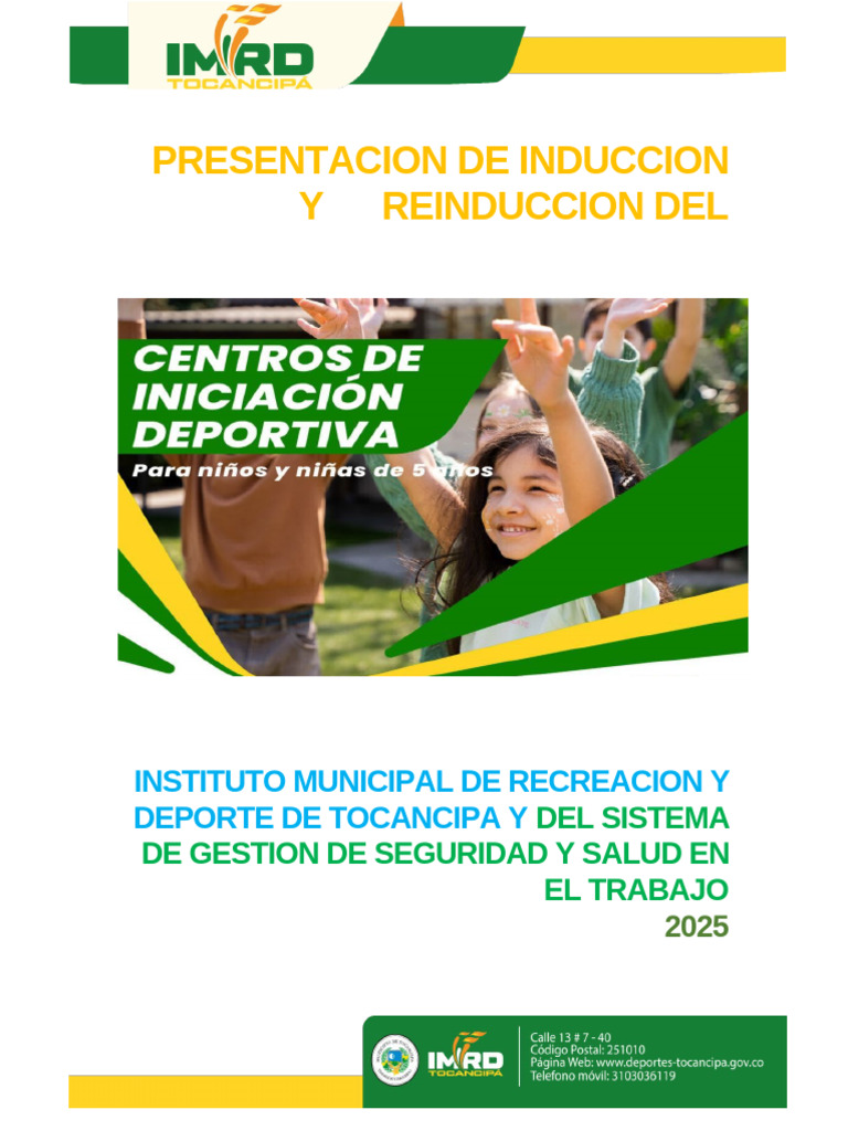 PRESENTACION IMRD Y SGSST OK | PDF | Seguridad y salud ocupacional ...