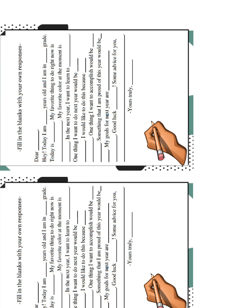 Dear Future Self | PDF