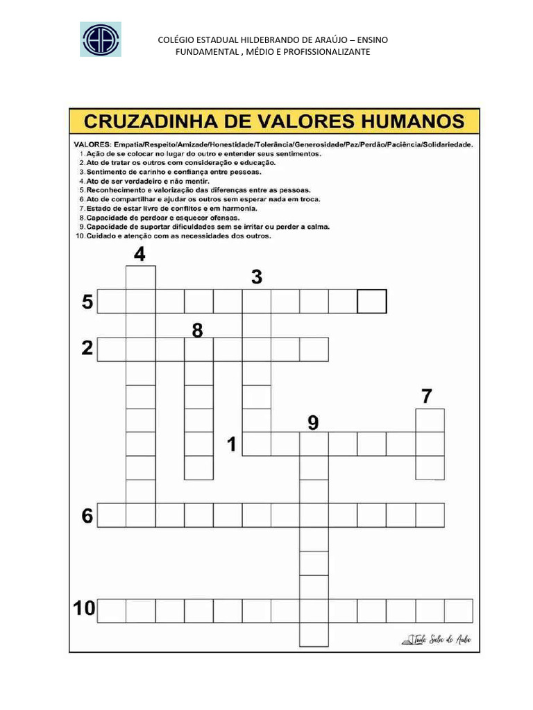 Atividade Projeto de Vida | PDF