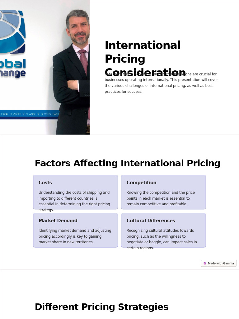 Chapter 9 International Pricing Consideration | PDF | Pricing | Market ...