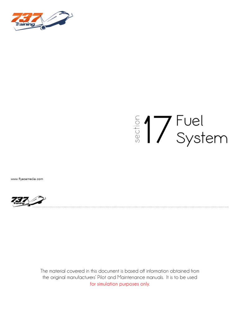 737ngx Groundwork Fuel Handout | PDF | Jet Fuel | Pump