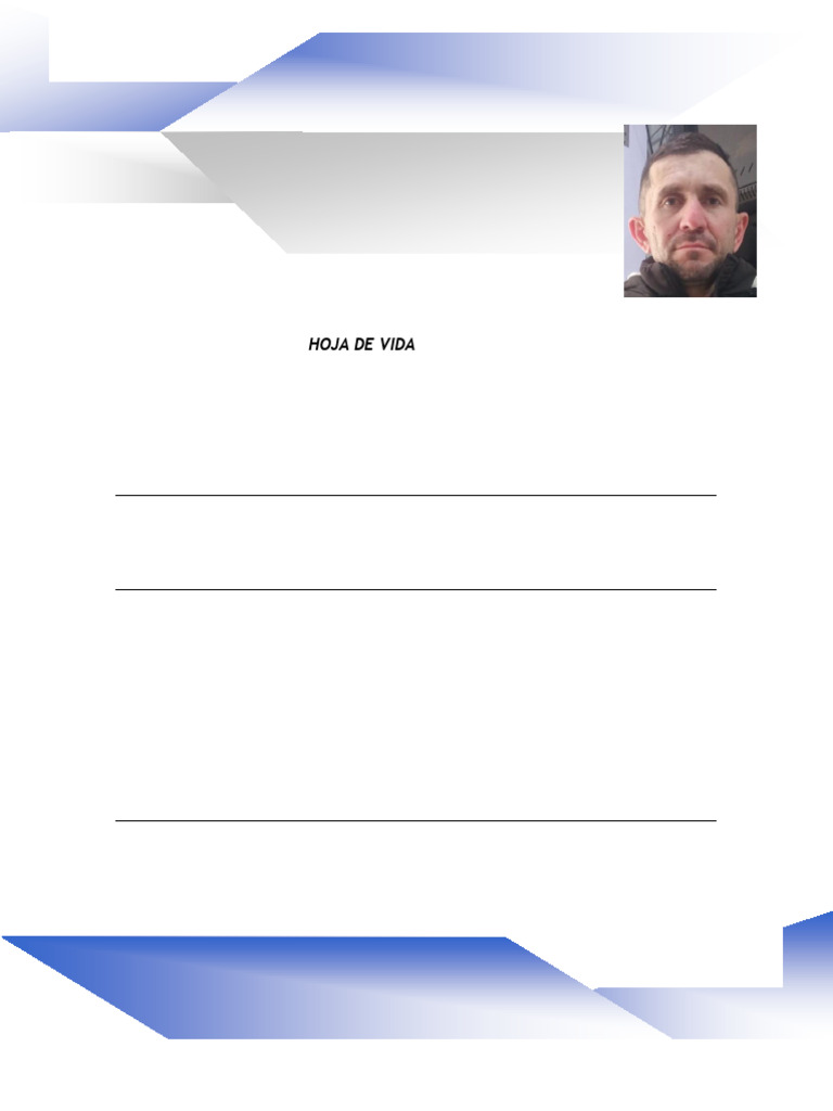 Hoja de Vida de Ali José Torres | PDF
