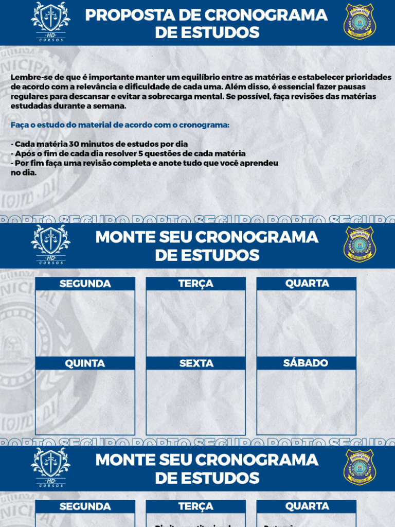 Cronograma de Aula | PDF