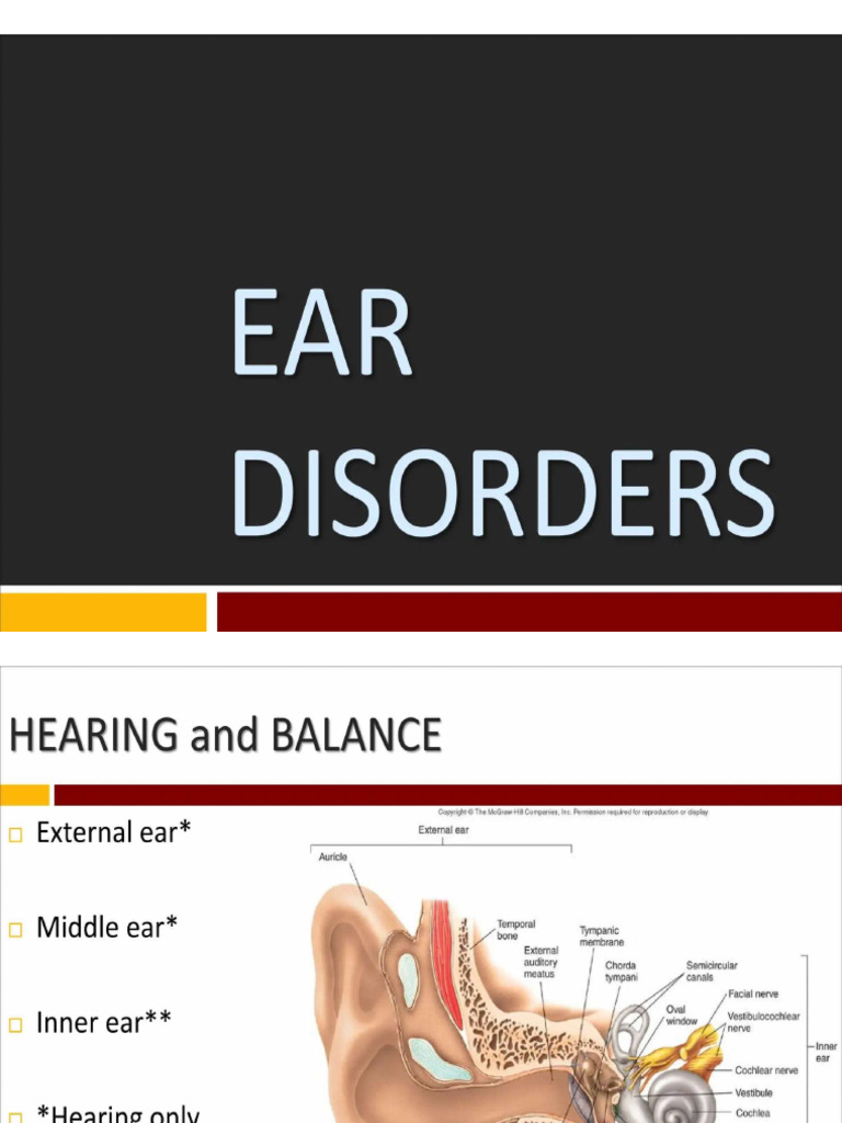 Ear Disorder | PDF