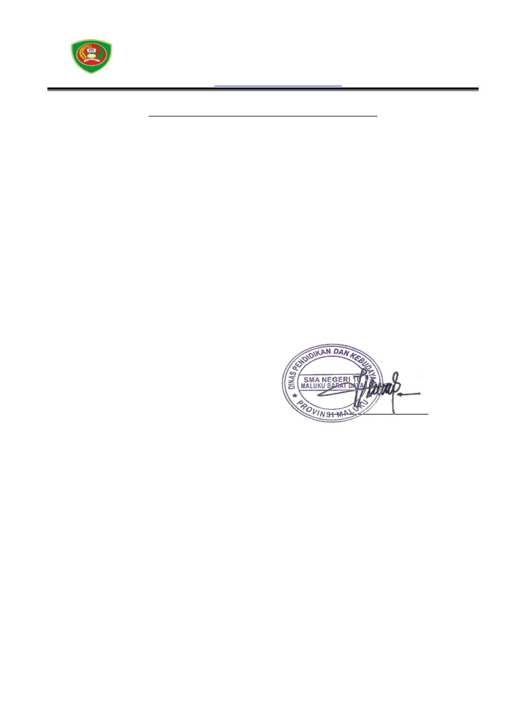 SURAT PERNYATAAN TERIMA SISWA MUTASi FRENGKLIN | PDF