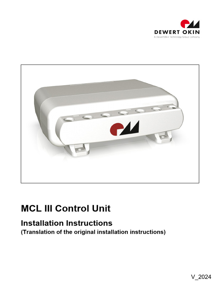 MCL III-ma-eng 82700 2.0 V 2024 | PDF | Safety | Power Supply