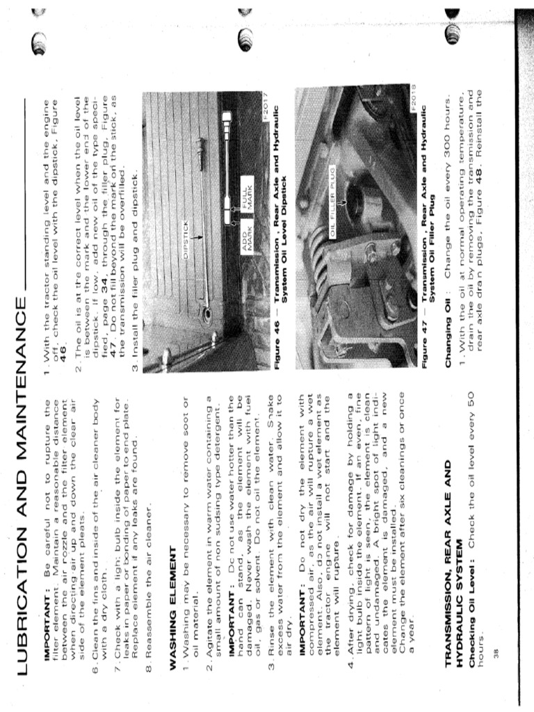 2120 Hydraulic Check, Fill | PDF