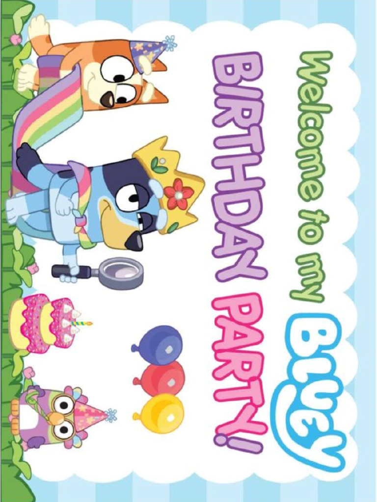 Banderines Bluey | PDF