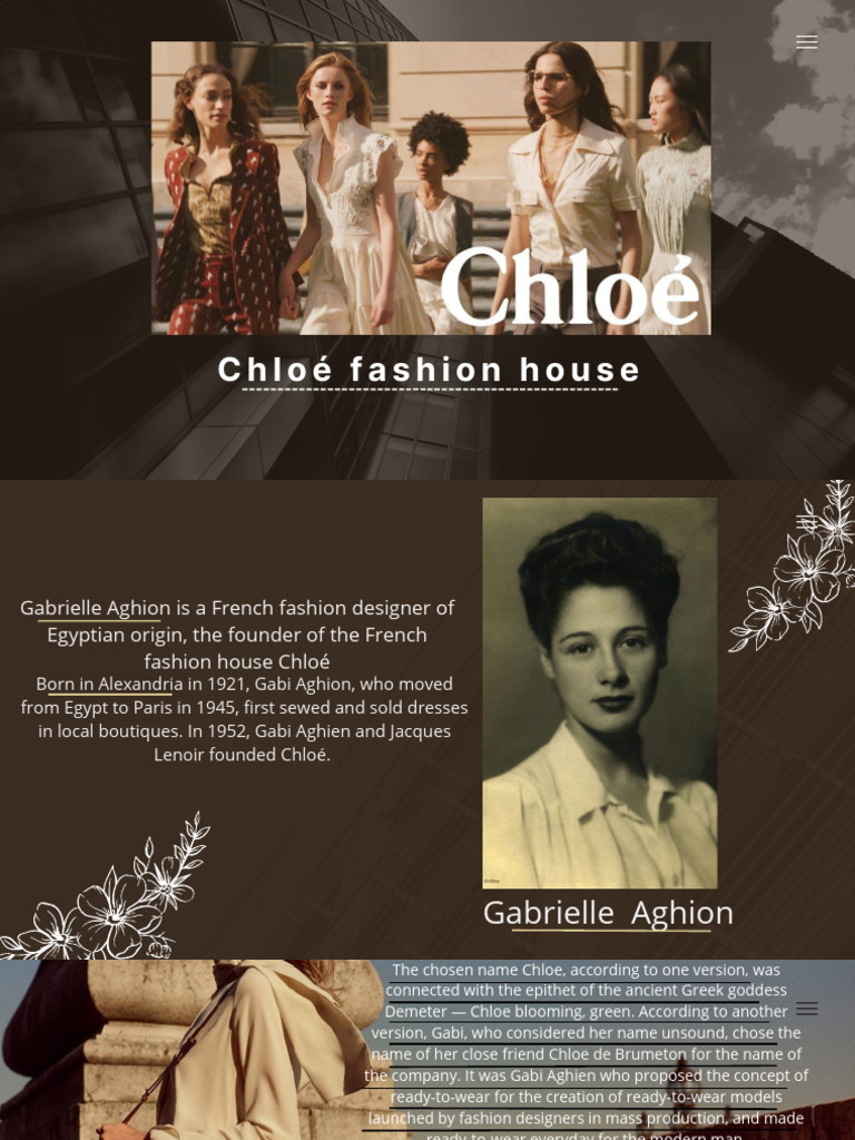 Chloé Fashion House Overview | PDF | Fashion | Clothing