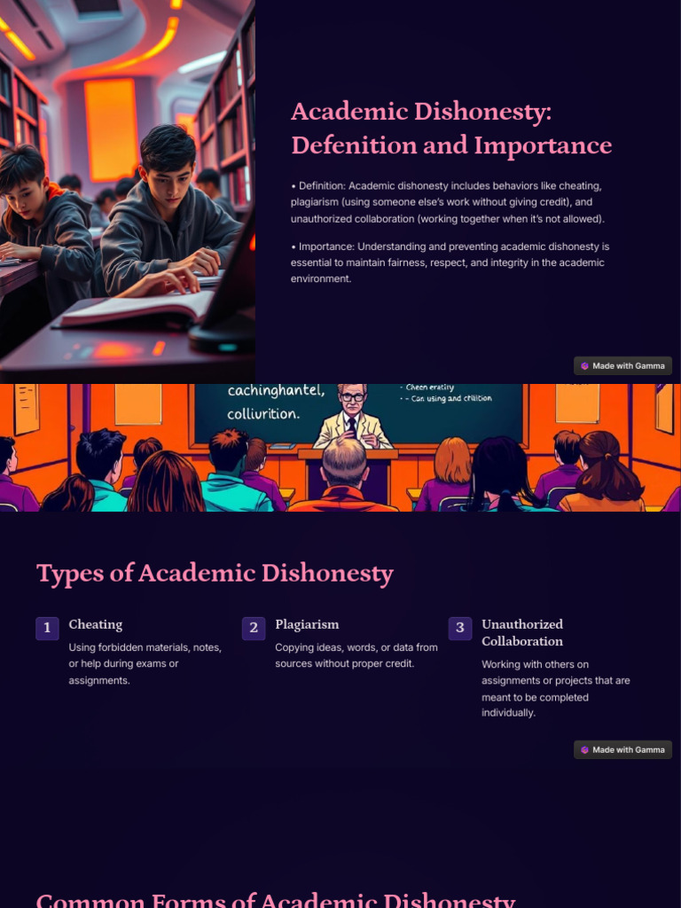 Understanding Academic Dishonesty | PDF | Academic Dishonesty | Plagiarism