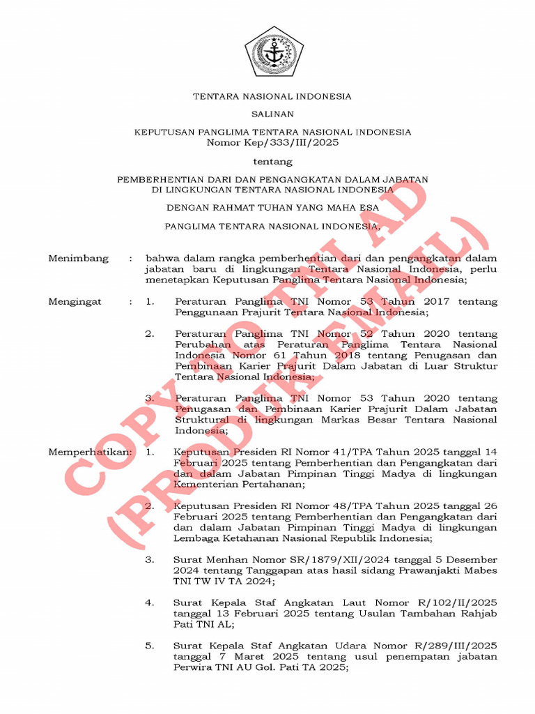 Ad - Kep.333.iii.2025 | PDF