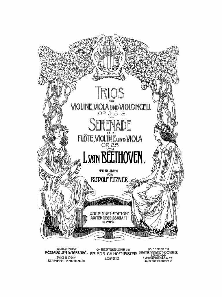 Beethoven String Trios, Op.8 Viola Fitzner | PDF
