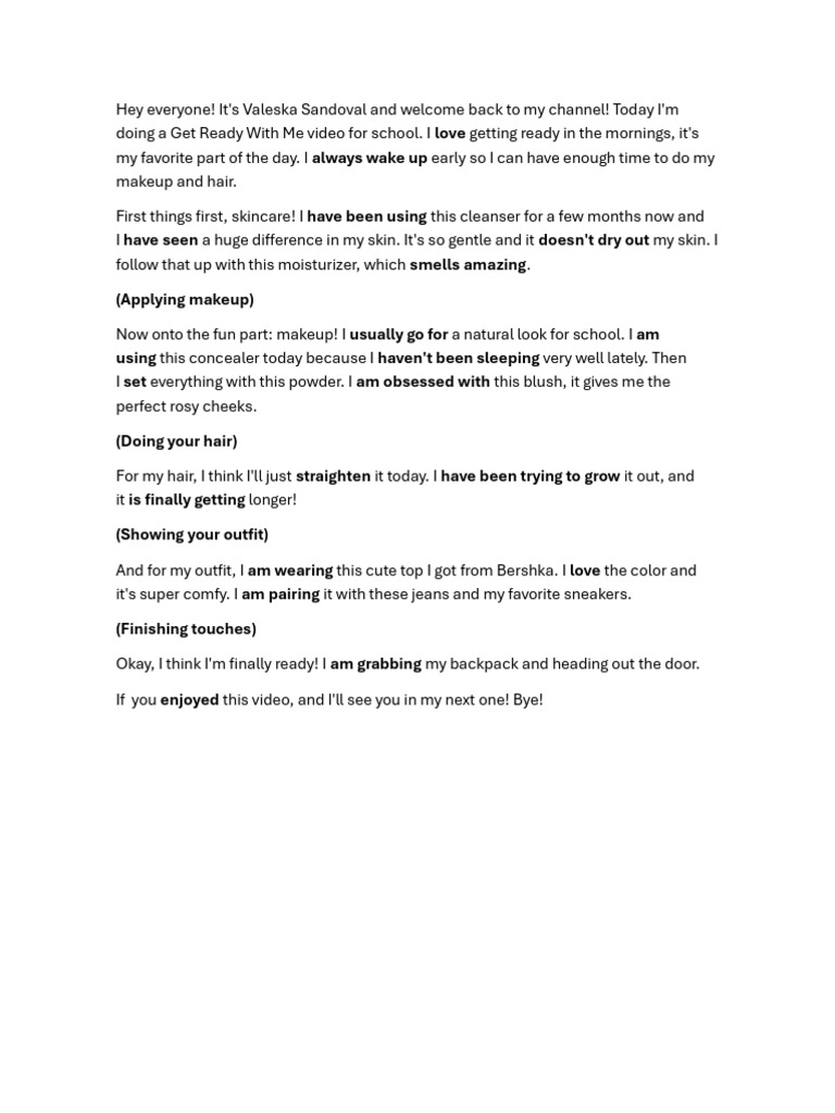 Deber Ingles Vale 11oct | PDF