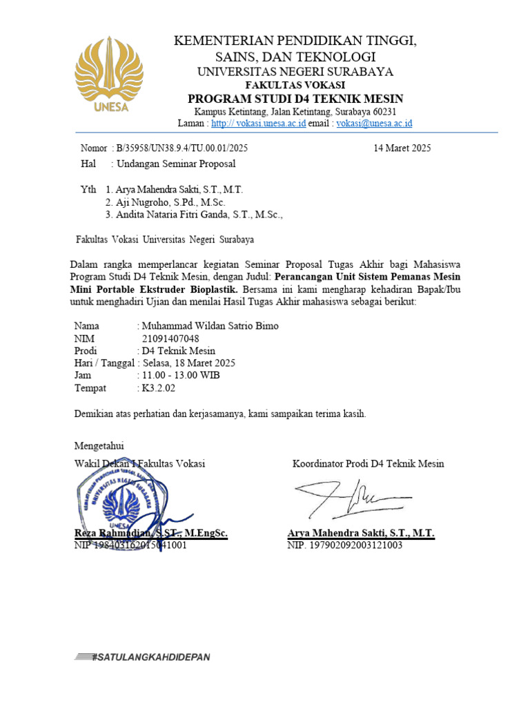 Undangan - Sempro - Wildan Satrio | PDF