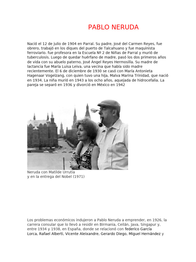 pablo neruda siuu | PDF | Literatura en español