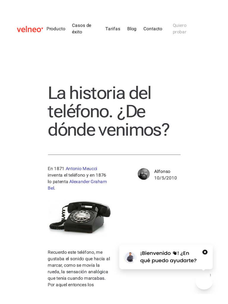 Evolución del Teléfono: Historia y Fechas | PDF | Smartphone | Teléfono