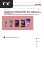 La Evolución de Los Teléfonos Celulares (2001-2010) | PDF | Smartphone ...