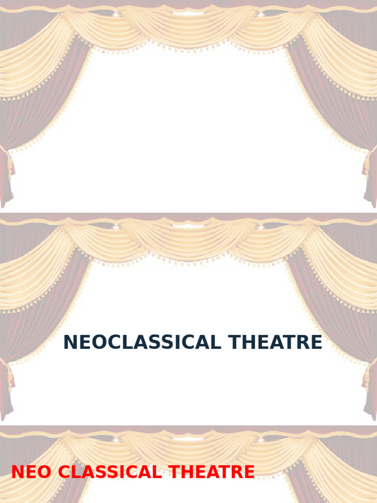 Overview of Neoclassical Theatre | PDF | Theatre | Tragedy