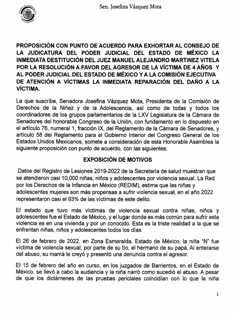 Caso - Juez Manuel Alejandro Martínez Vitela | PDF | El proceso de ...