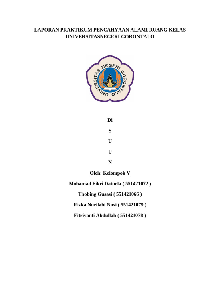 Laporan Praktikum Kel. 5 | PDF