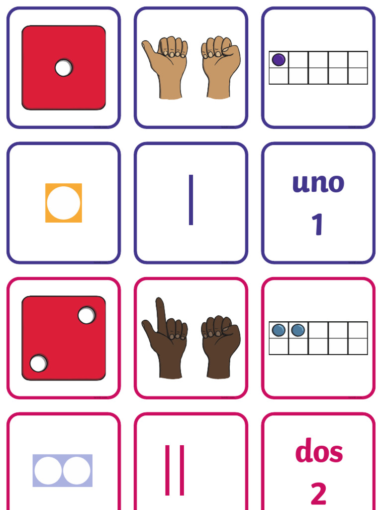 Sa M 1655262038 Tarjetas Representacion de Numeros Del 1 Al 20 - Ver ...