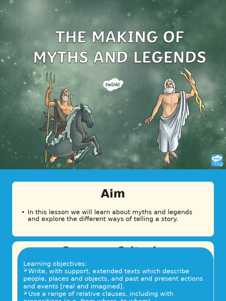Myths and Legends Topic Morning Activities | PDF | Minotaur | Theseus