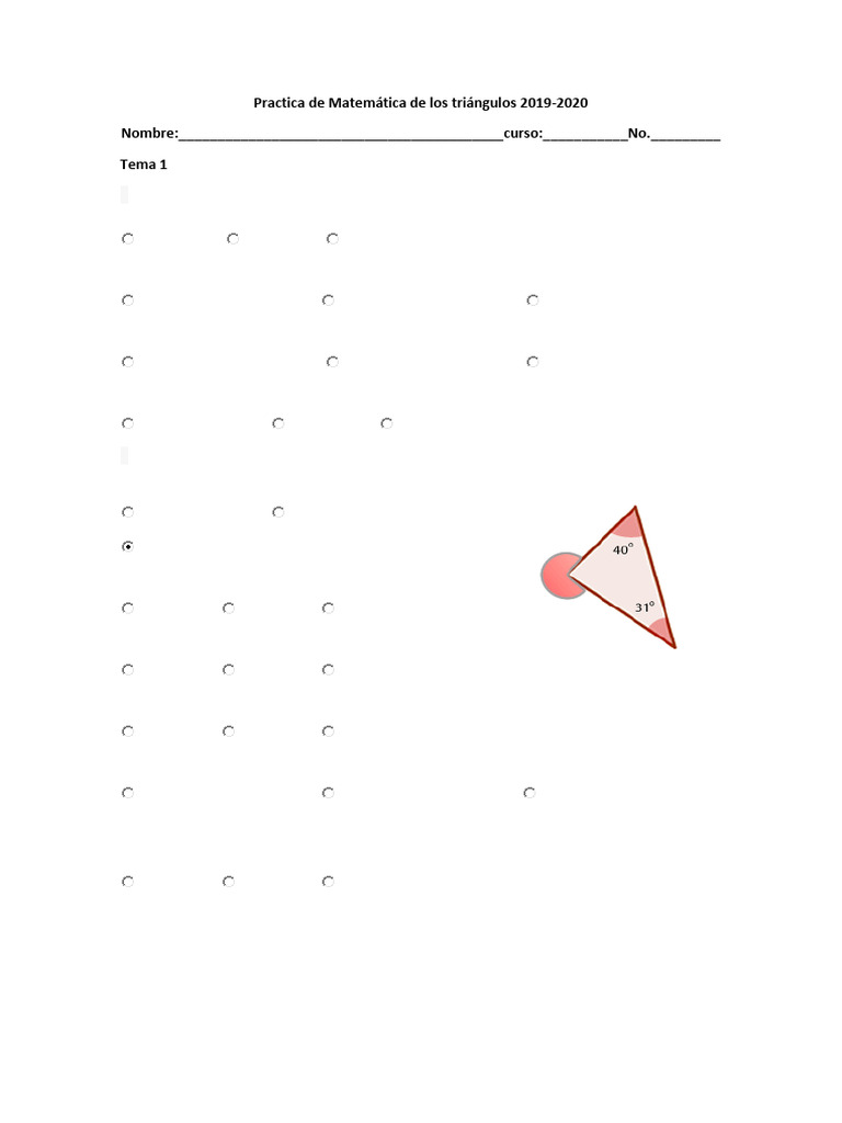 Practica de Los Triangulos | PDF