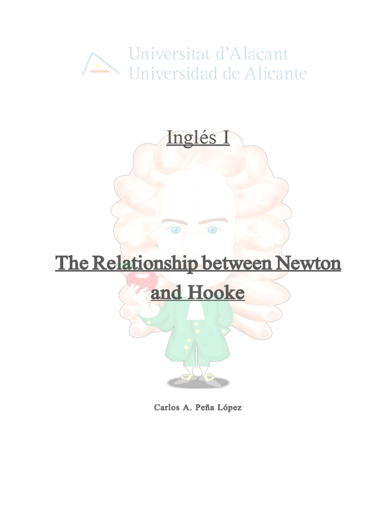 Newton and Hooke: A Scientific Rivalry | PDF
