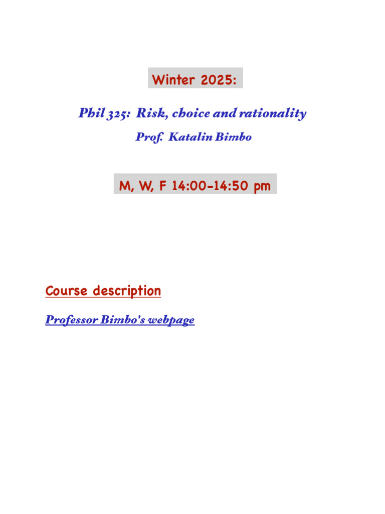 2025 Winter Phil 325 Lecture b1 | PDF