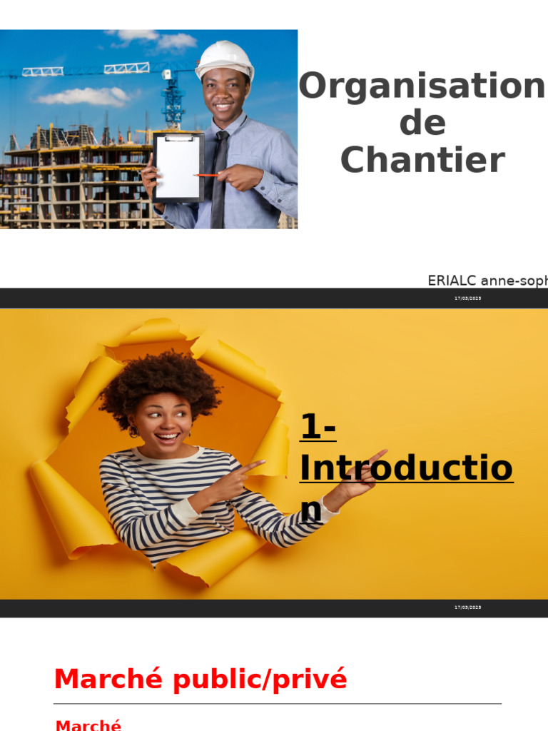 Organisation de Chantier | PDF