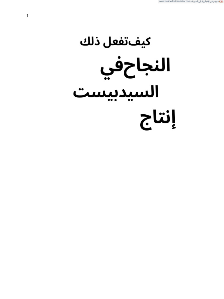 How To Succeed at Mrbeast Arabic | PDF