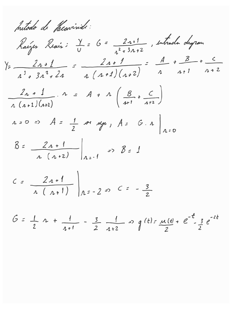 Método de Heaviside | PDF