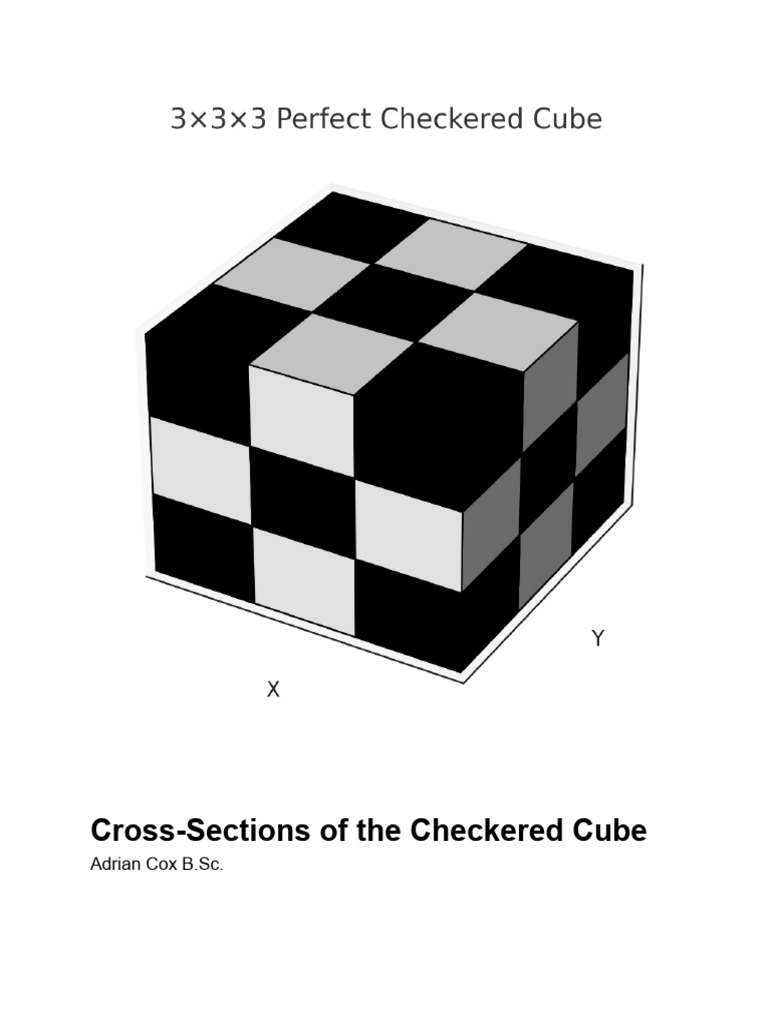 Cross Sections of The Checkered Cube + Maths Papers | PDF | Group ...