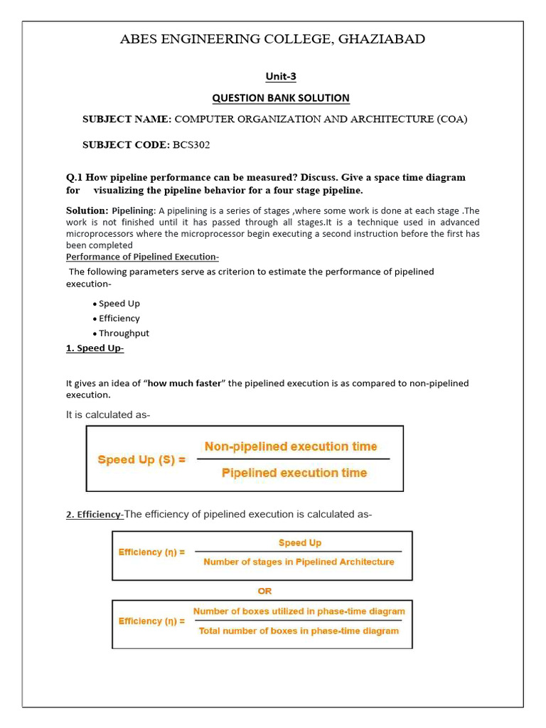 Unit 3 Question Bank Solution | PDF | Central Processing Unit | Integrated Circuit