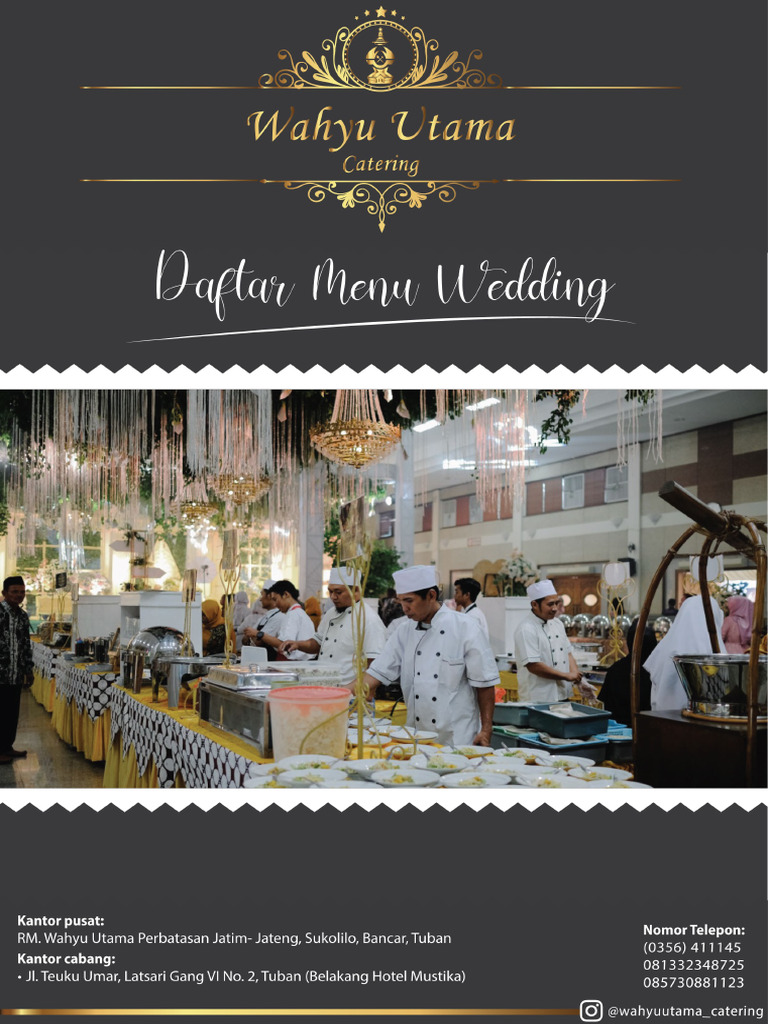 Paket Menu Buffet Wahyu Utama Catering | PDF