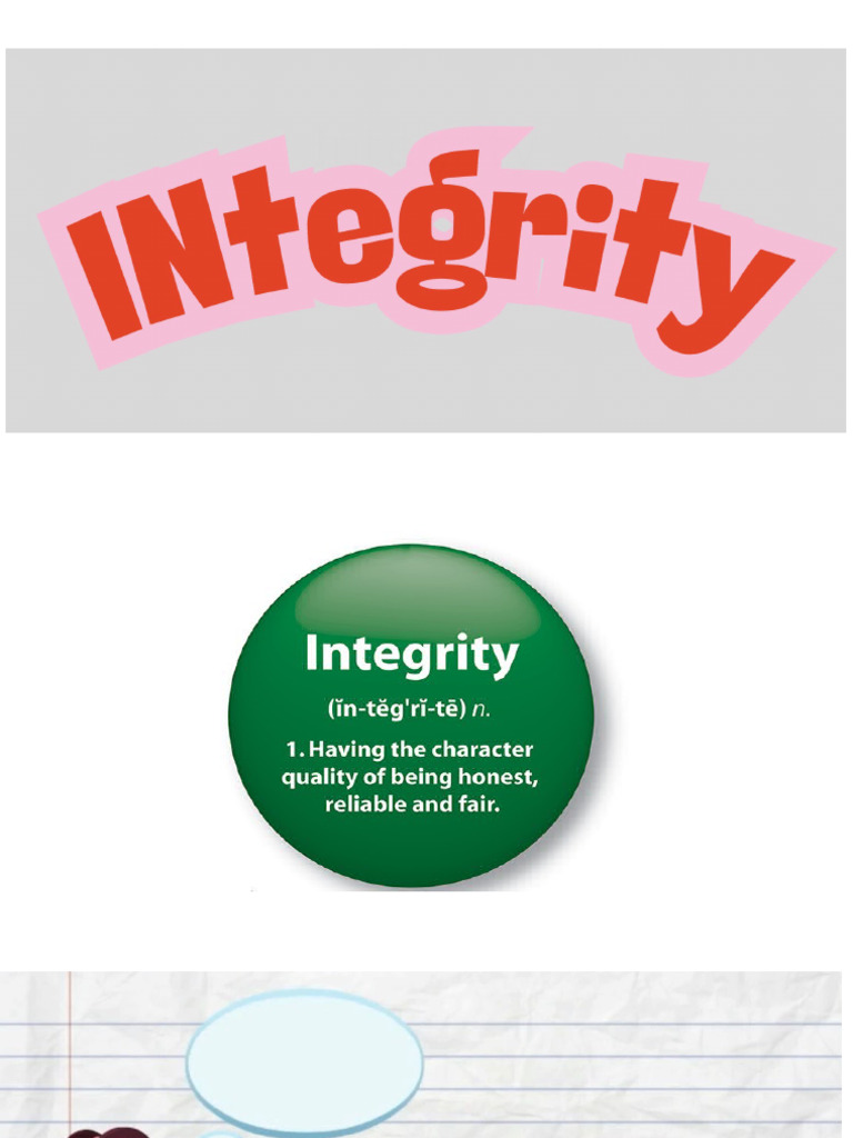 Encouraging Integrity and Honesty | PDF