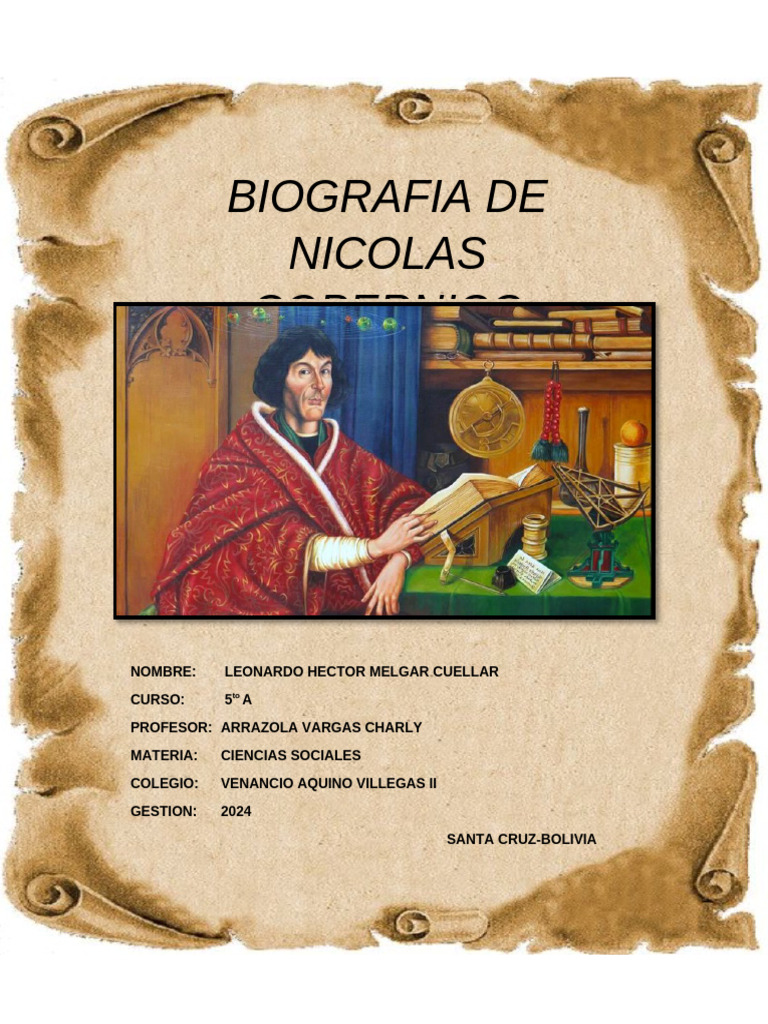Nicolás Copérnico | PDF | Nicolás Copérnico | Astronomía
