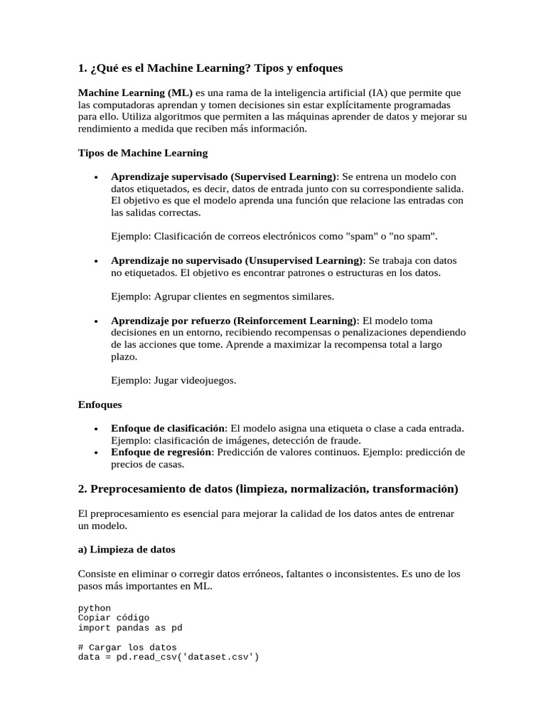 Modulo4 Qué Es El Machine Learning | PDF | Aprendizaje automático ...