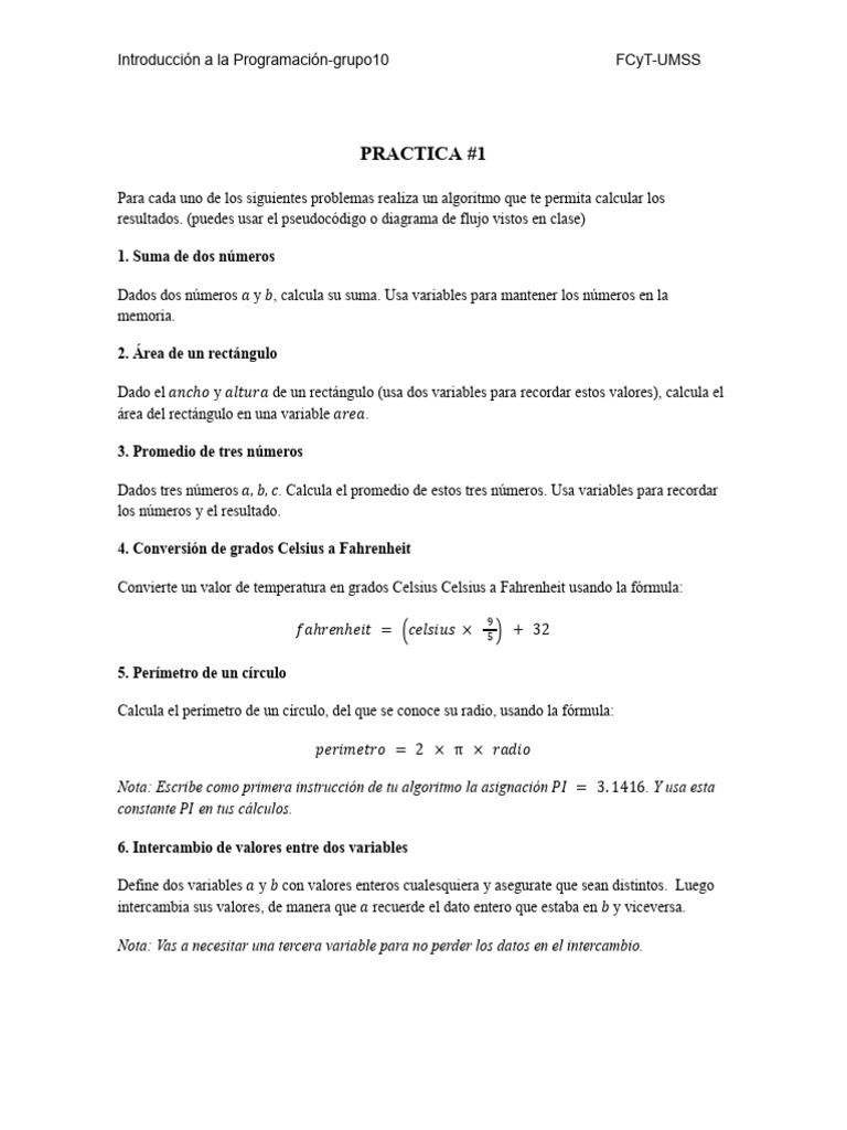 Práctica Progra 1 | PDF | Triángulo | Matemáticas