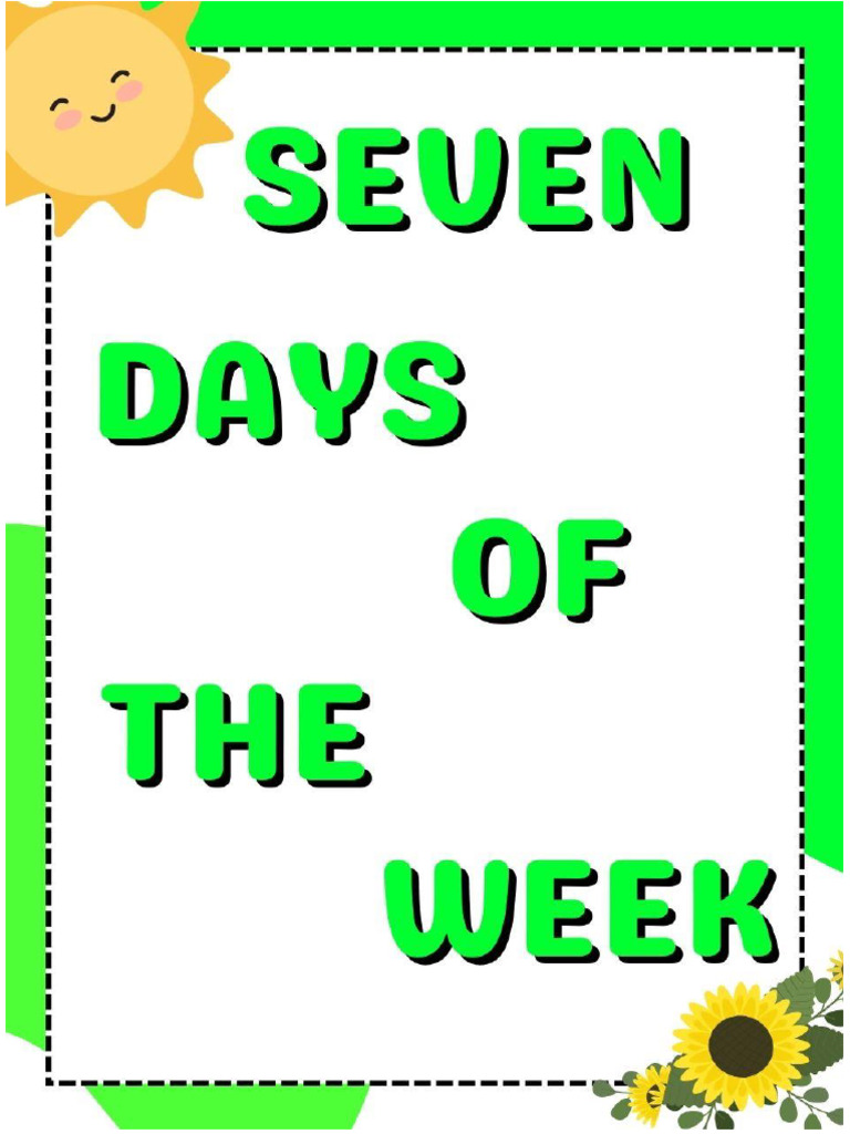 1.13 Seven Days A Week | PDF