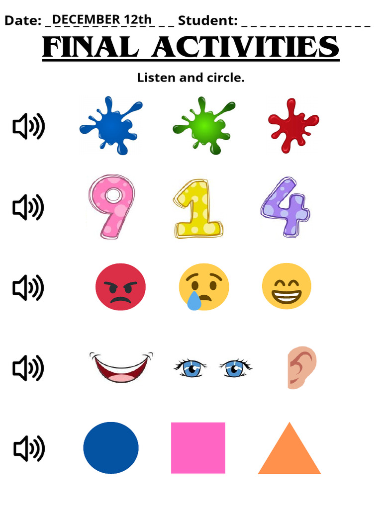 Class 35 - Final - Activities | PDF