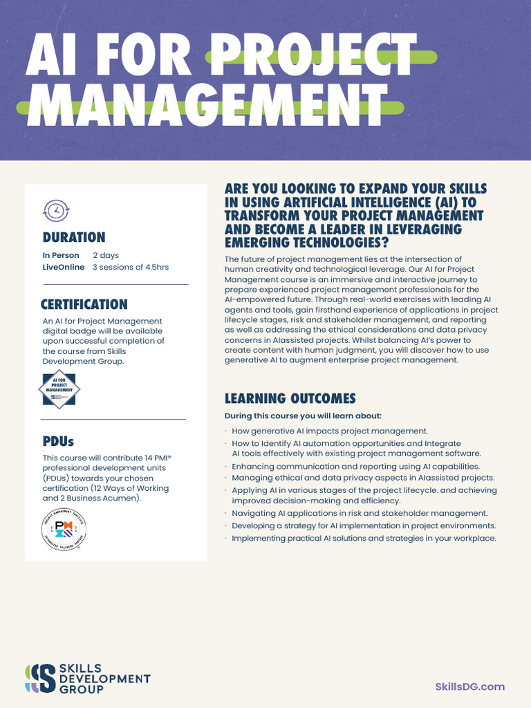 AI For Project Management | PDF | Artificial Intelligence ...