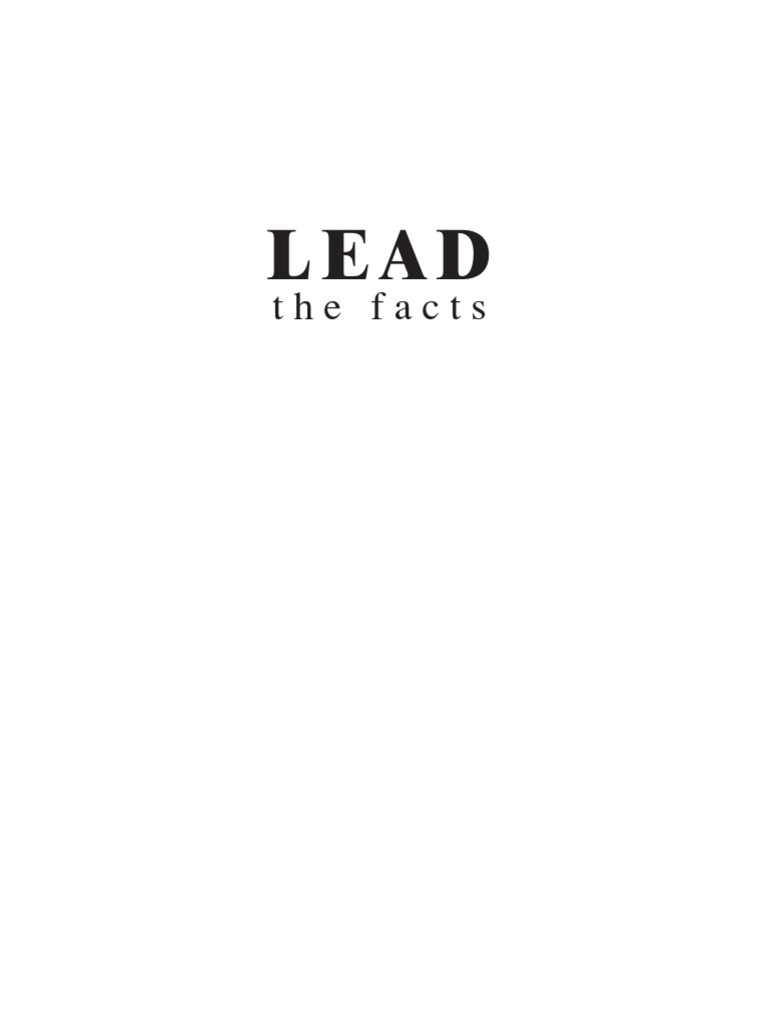 Lead The Facts | PDF | Lead | Corrosion