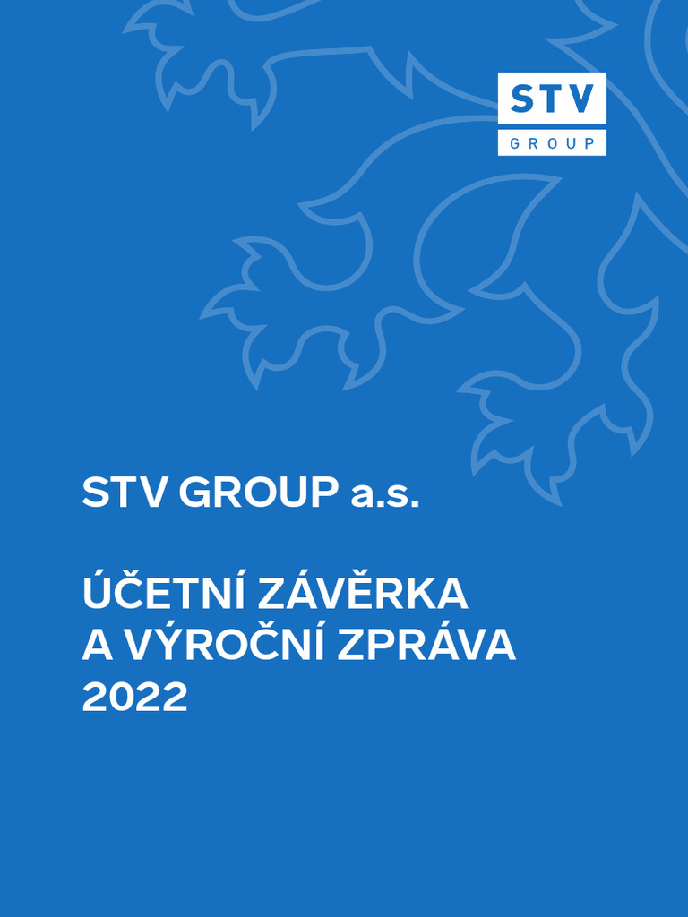 stv group - ucetni zaverka a vyrocni zprava 2022 | PDF