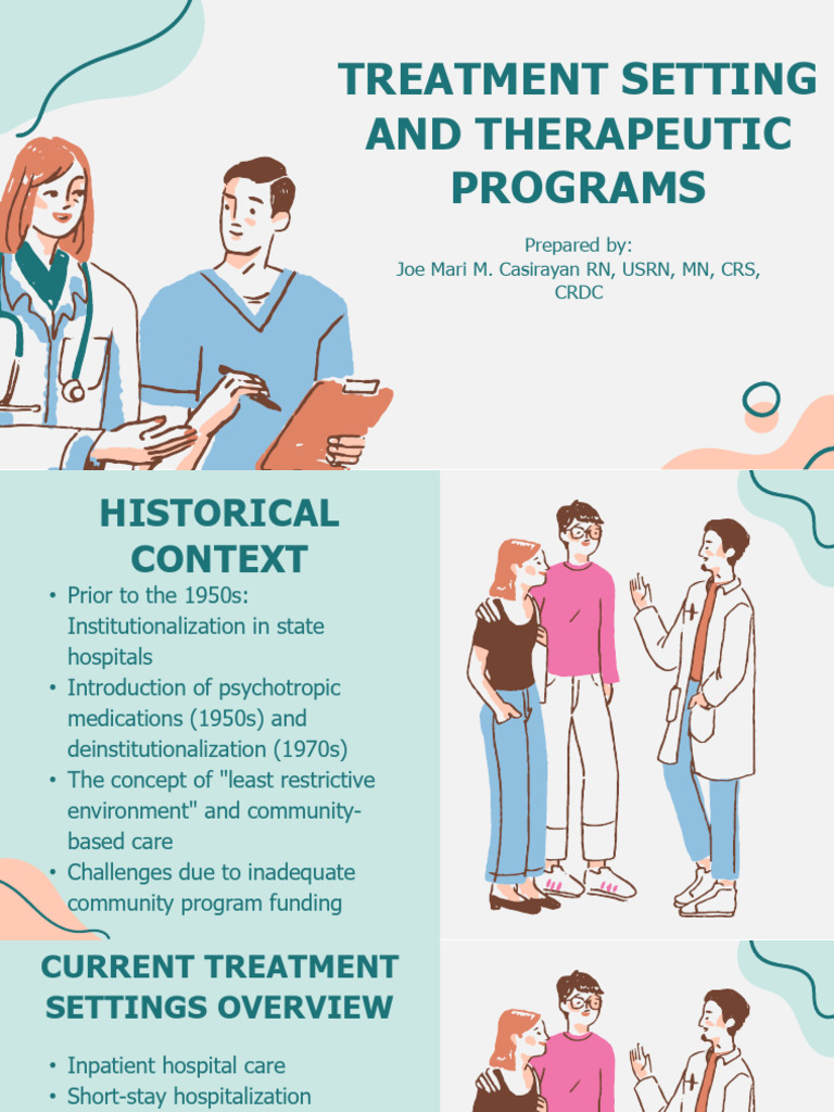 Treatment Settings in Mental Health Care | PDF | Mental Health | Mental ...