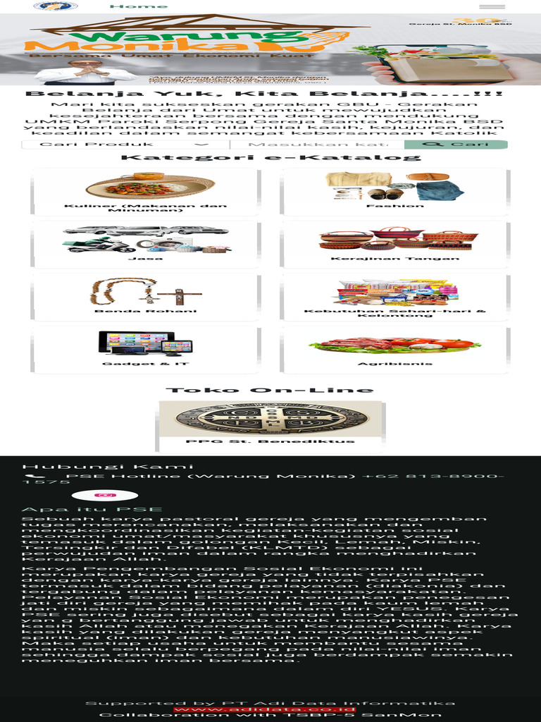 Category Page Warung Monika | PDF